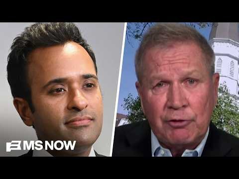 'My heart is bleeding': Kasich says Ramaswamy's 'unconscionable' ad should NEVER have been put out