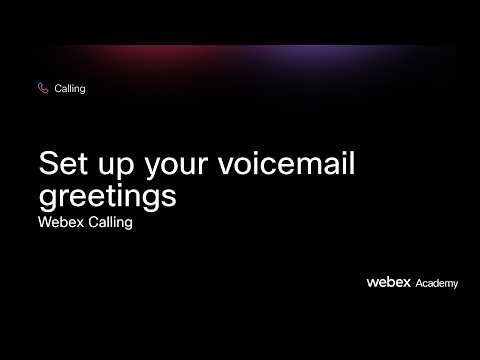 Set up your voicemail greetings