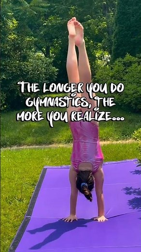 The Longer You Do Gymnastics the More You Realize This 🤍 #Shorts