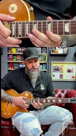 How to Play One Solo | Easy Metallica Tapping Lead Tutorial (Video 127/365) #shorts