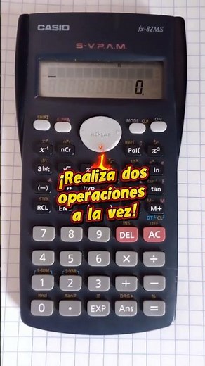 Multi-statement commands on a scientific calculator