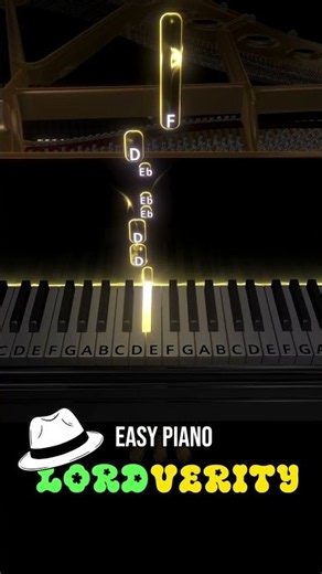 Lord Verity - Easy Piano Tutorial