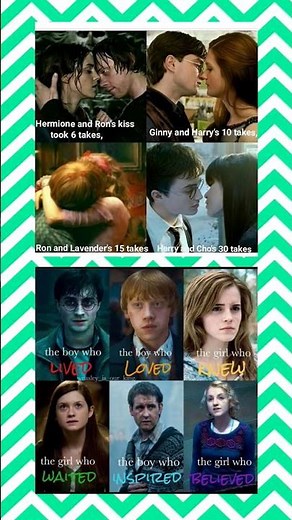 Harry Potter Kisses: The More Takes, The More Chaos 😂💋 | HP Trivia #shorts #funny #memes #shortsfeed
