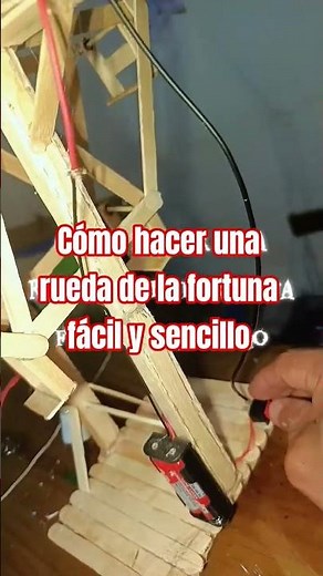 cómo hacer una rueda de la fortuna🎡 fácil y sencillo #ruedadelafortuna #manualidades #maqueta
