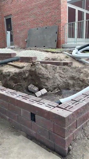 Scott checking in from our Augsburg University retaining wall project in Minneapolis, MN!
