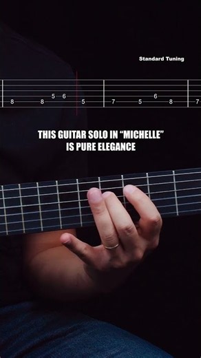 This guitar solo in "Michelle" is pure elegance