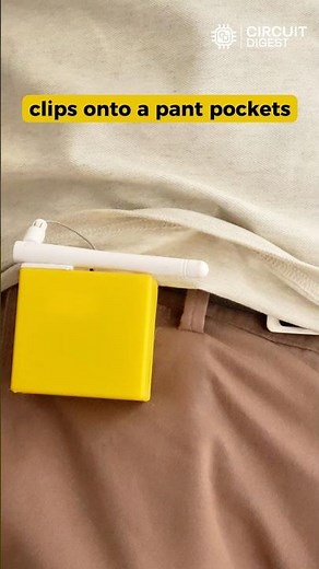 Smart Elderly Fall Detector #electronics #circuitdigestcloud