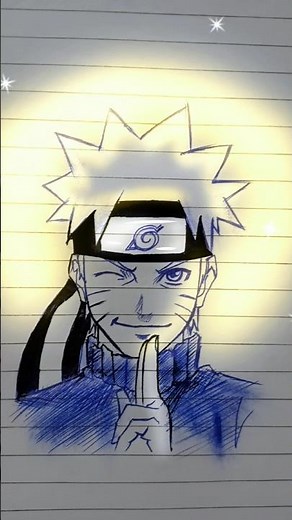 Naruto Uzumaki Fan Art 🎨 | Easy Sketch #Shorts #viral #animedrawing