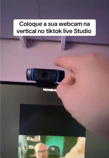 Como colocar webcam na vertical no TikTok Live Studio