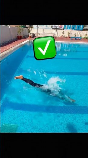 Correct ✅ dive technique | No splash dive easy #shorts #dive