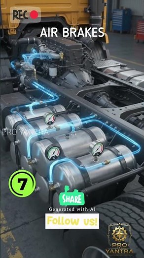 How Heavy Vehicle Air Brakes Work | Pneumatic System Explained