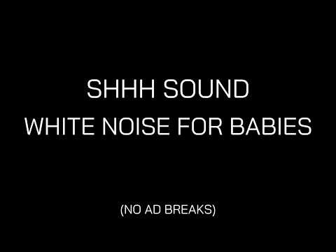 Shhh White Noise for Baby Sleep | Fall Asleep in 3 Minutes | 10H Black Screen, No Ads
