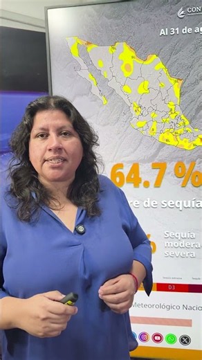 Monitor de sequía al 31 de agosto de 2026 #sequía