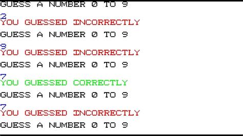 ozapell basic number guessing game example youtube