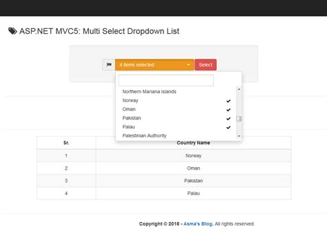 asp mvc 5 bootstrap style multi select dropdown plugin