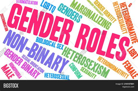 Gender Roles Word Vector And Photo Free Trial Bigstock