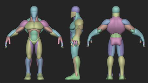 free character blockouts blendernation