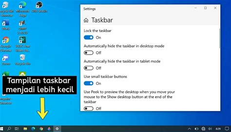 Cara Merubah Tampilan Taskbar Menjadi Kecil Di Laptop Pada Windows 10