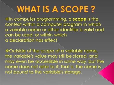 scope static and dynamic