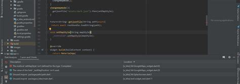 error the method setmapstyle isnt defined for the type completer