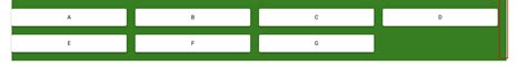 html padding problem at last element in every row when