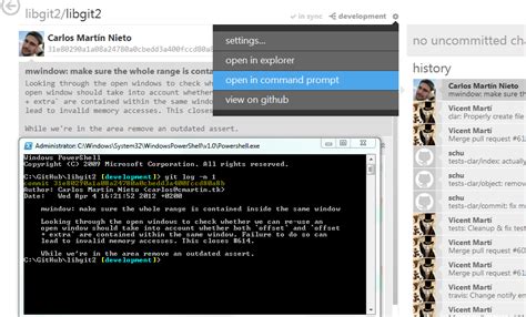 git how to reach some commands on github for windows stack overflow