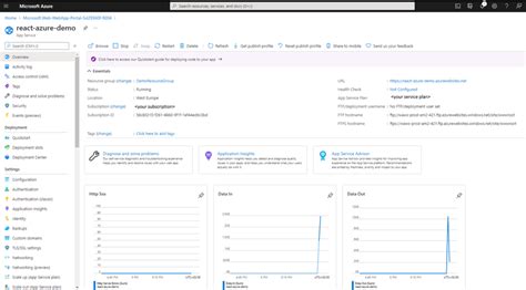 how to deploy a react application to microsoft azure with azure devops