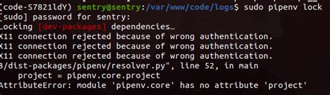 pipenv issue attributeerror module re has no attribute