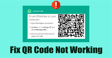 How To Fix Whatsapp Web Qr Code Not Working 8 Methods Techviral