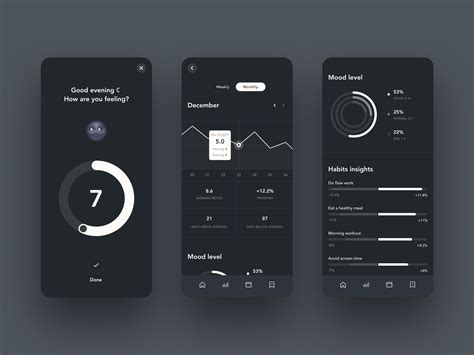 25 dark mode ui design examples easeout