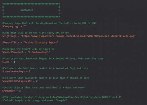 create an interactive active directory html report with powershell