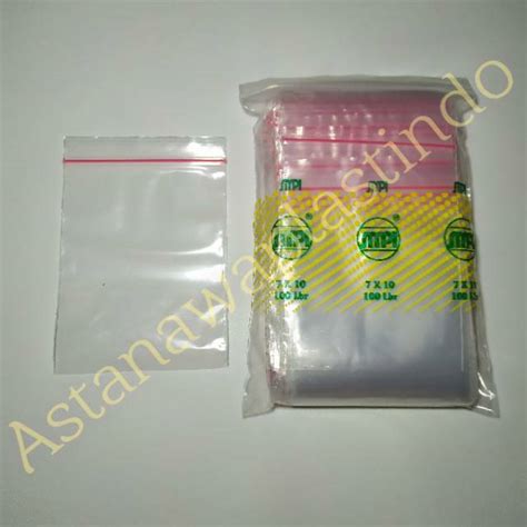 Jual Plastik Klip 7x10 Cm Bening 100 Pcs 7 X 10 Cm Smpi Zipplock Zipper
