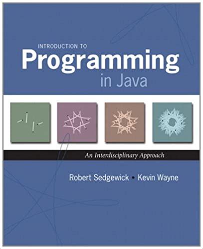 introduction to programming in java an interdisciplinary