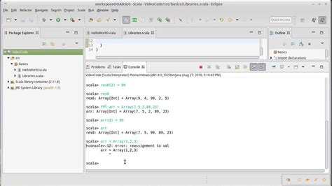 arrays and lists in scala youtube