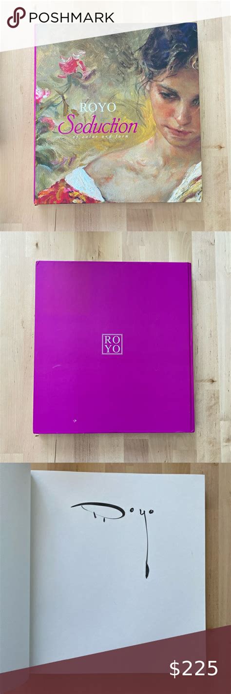 Vintage Royo Coffee Table Book Seduction Of Color And Form Seduction