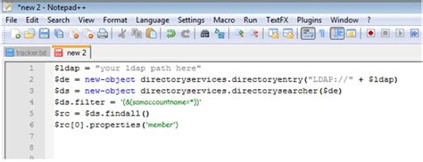 get members of an active directory group using powershell