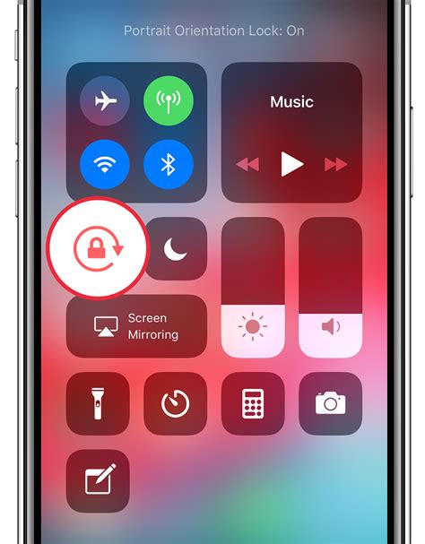 portrait lock keep your device from switching orientation ios 13
