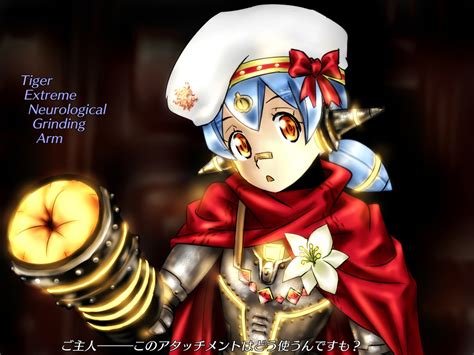 Rule 34 4 3 Android Besi Blue Hair Cape Clothing English Text Female