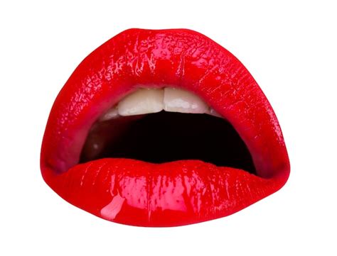Gros Plan Bouche Ouverte Ouah Expression Lèvres Dart émotions