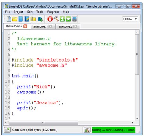 add header and source files learn parallax