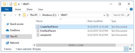 vba create text files for creating in notepad tutorial and guide vbaf1