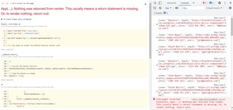 cómo mapear en jsx error no se devolvió nada del render esto