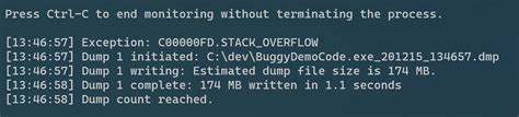 catching stack overflow exceptions