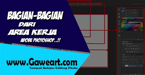 Bagian Bagian Ruang Kerja Photoshop Fungsi Fungsi Too