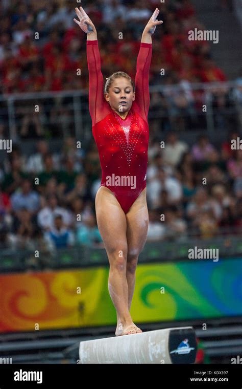 Shawn Johnson Usa Womens Individual All Around Gymnastics Silver