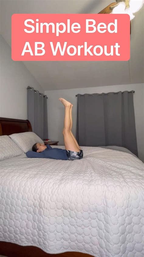 Lazy Girl Ab Workout Stomach Workout Before Bed Workout Bed Workout