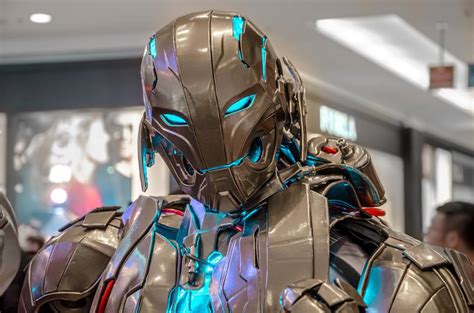 incredible ultron cosplay made from foam adafruit industries makers