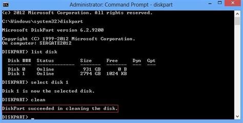 how to format your hard drive using diskpart and command prompt