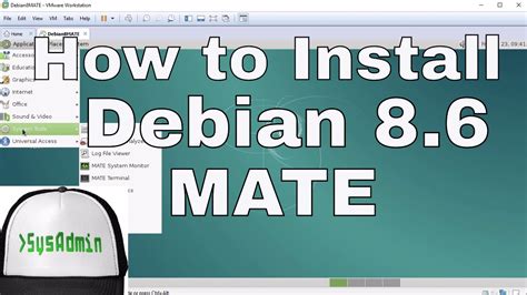 How To Install Debian 8 6 Mate Desktop Review On Vmware Workstation