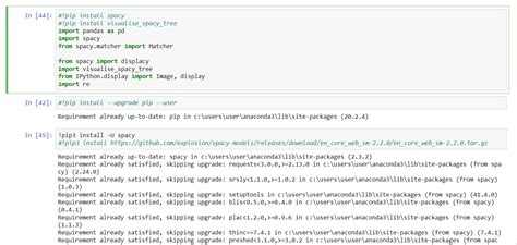 在加载spacy en core web sm 库时出现错误